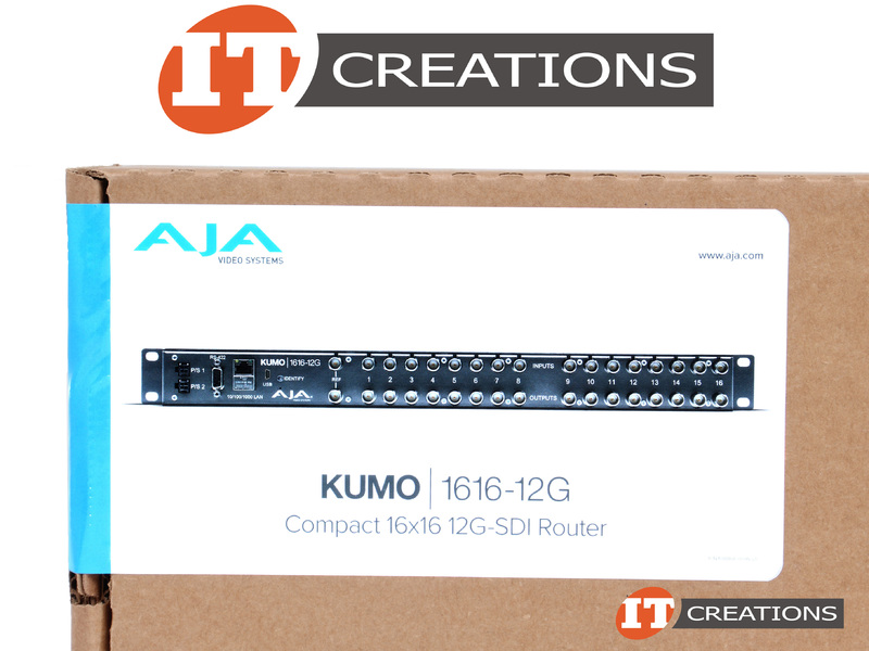 KUMO-1616-12G-RETAIL - Retail - AJA VIDEO SYSTEMS KUMO 16X16 12G-SDI ...
