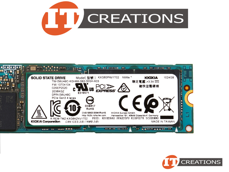 KXG60PNV1T02-DELL - Refurbished - DELL / KIOXIA 1024GB 96-LAYER TLC ...