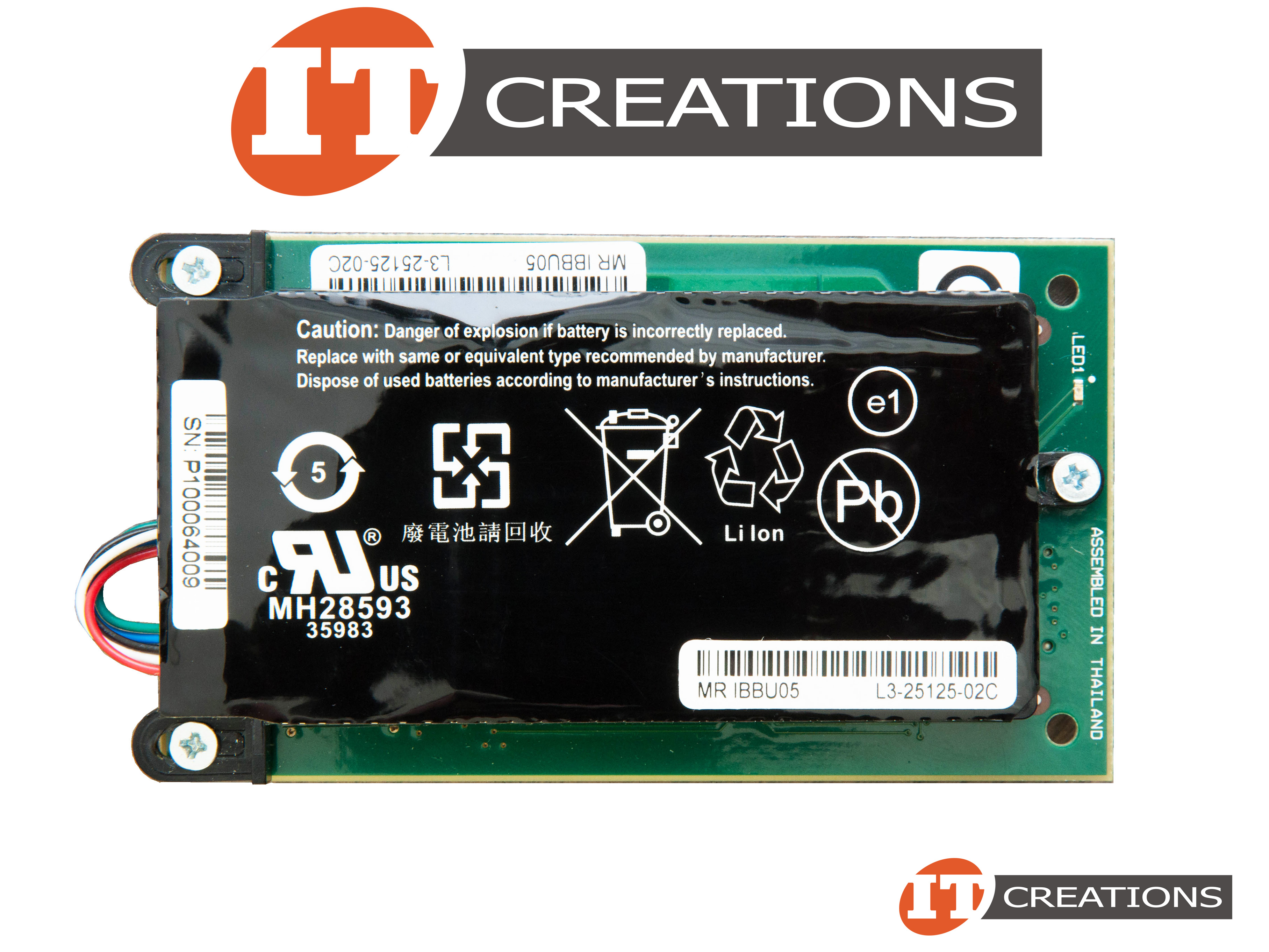 L3-25125-02C LSI IBBU05 INTELLIGENT BATTERY BACKUP UNIT 05 WITH ...