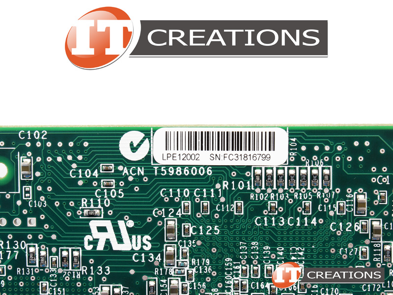 LPE12002-LOW P EMULEX LIGHTPULSE LPE12002 HBA 8GB/S FIBRE CHANNEL PCI-E ...