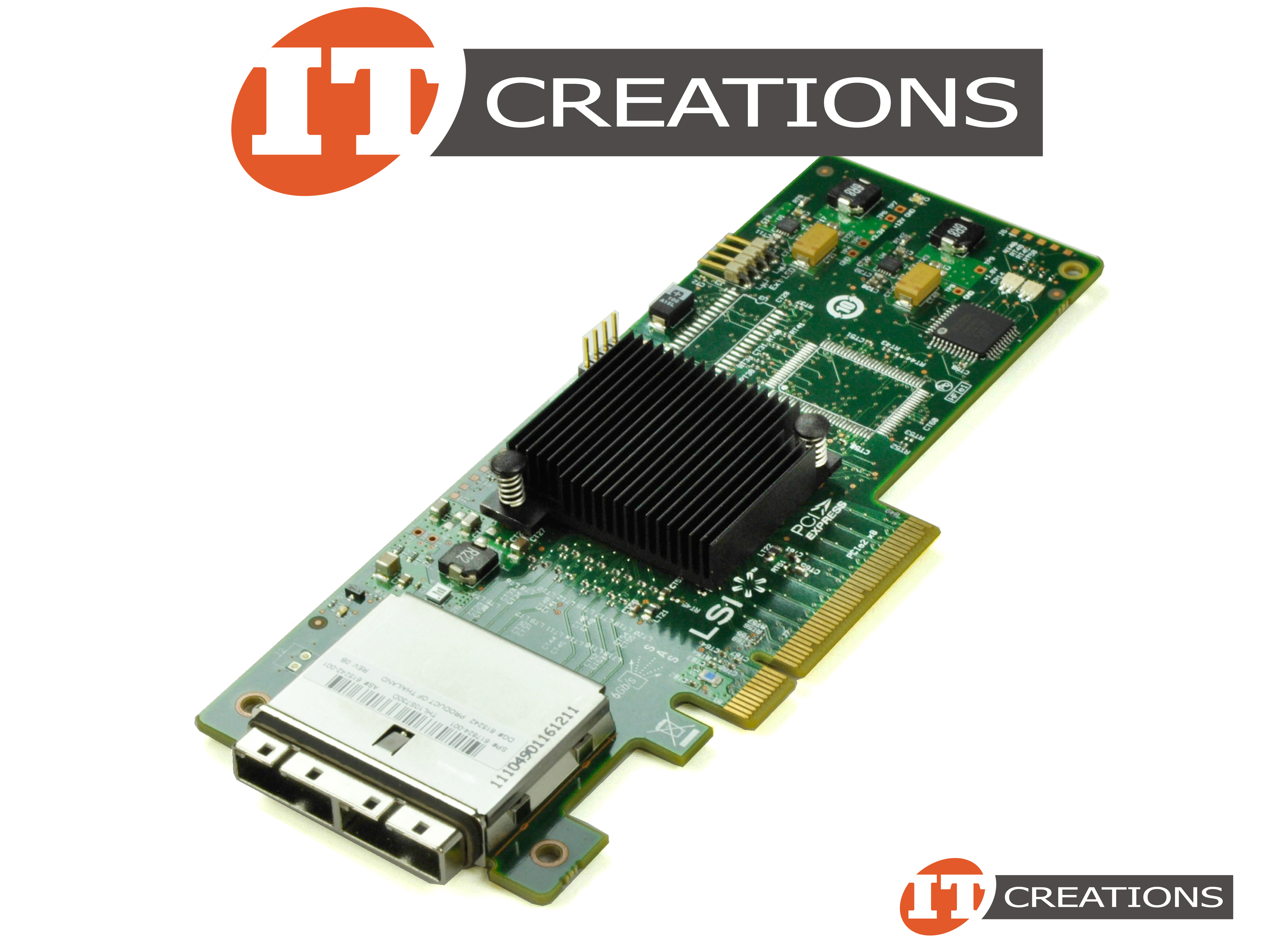 LSI00188-NO BRACKET-HP HP SC08E HBA / LSI SAS 9200-8E HBA 6GB/S PCI-E 2 ...