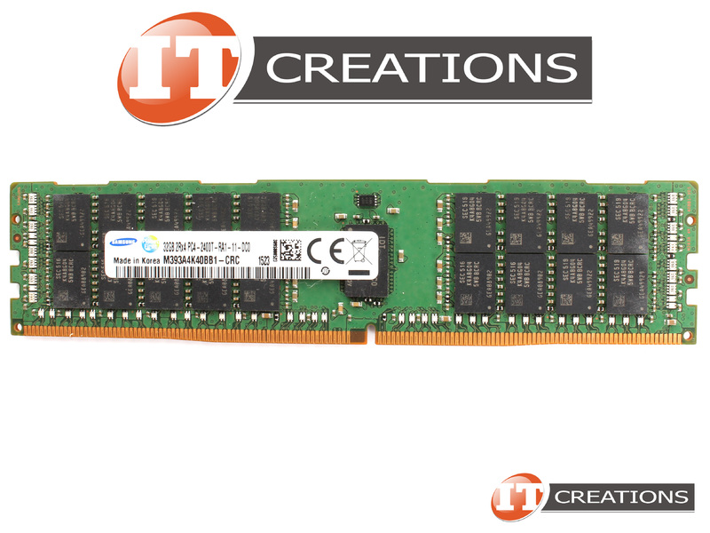 M393A4K40BB1-CRC - Used - SAMSUNG 32GB PC4-19200 DDR4-2400T-R REGISTERED ECC 2RX4 CL17 288 PIN 1 ...