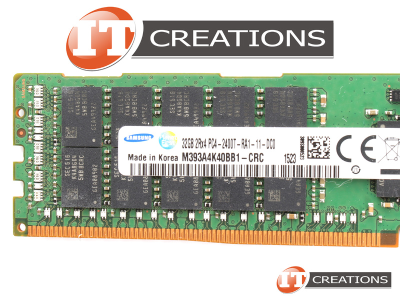 M393A4K40BB1-CRC SAMSUNG 32GB PC4-19200 DDR4-2400T-R REGISTERED ECC 2RX4 CL17 288 PIN 1.20V ...