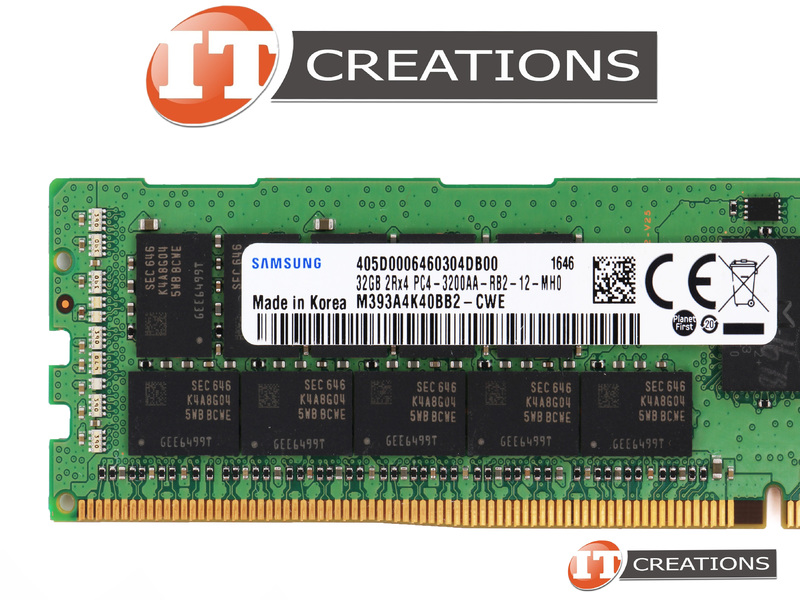 M393A4K40BB2-CWE SAMSUNG 32GB PC4-25600 DDR4-3200AA-R REGISTERED ECC 2RX4 288 PIN 1.20V MEMORY ...