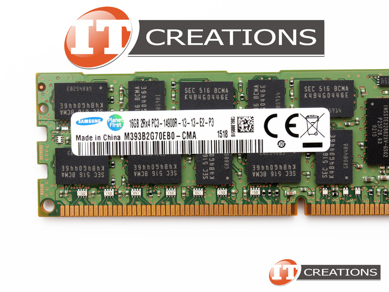 M393B2G70EB0-CMA SAMSUNG 16GB PC3-14900R DDR3-1866 REGISTERED ECC 2RX4 ...