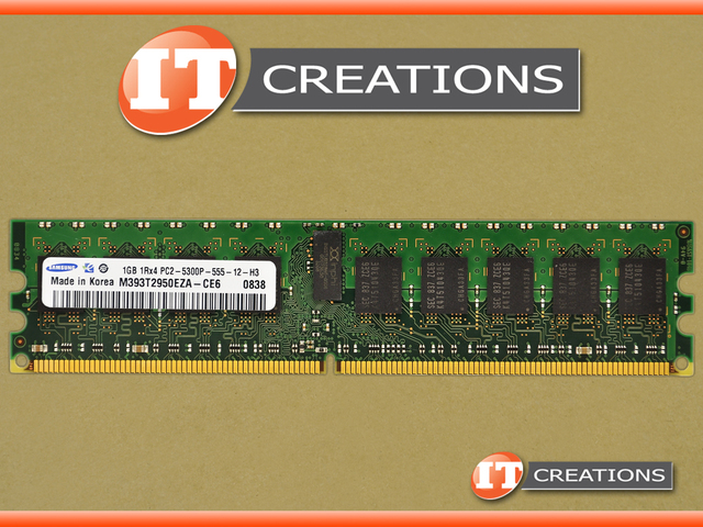 M393T2950EZA-CE6 HP / SAMSUNG 1GB PC2-5300P DDR2-667 REGISTERED ECC ...