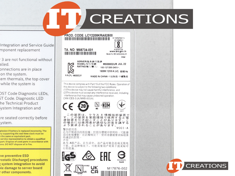 M50CYP2UR208-NEW - New - INTEL SERVER SYSTEM M50CYP2UR208 2.5 INCH ...