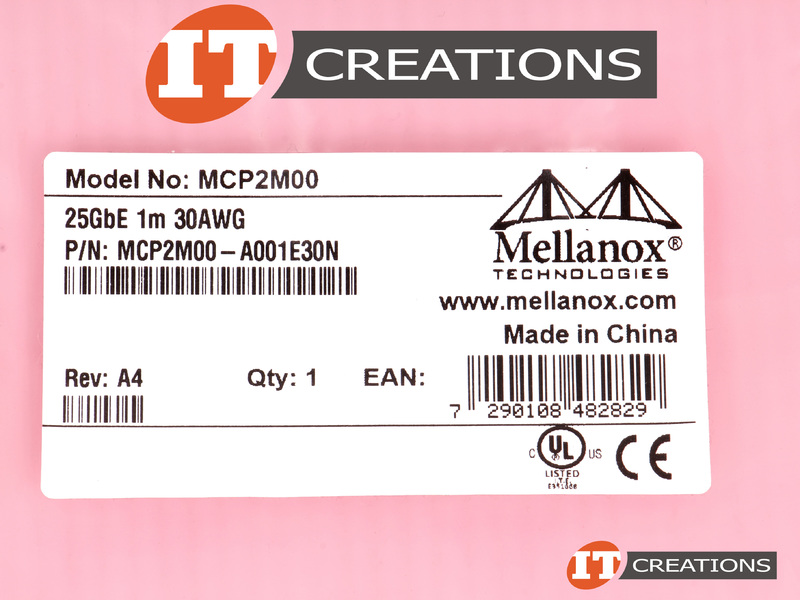 MCP2M00-A001E30N-RETAIL - Retail - MELLANOX TECH 25GBE SFP28 ETHERNET PASSIVE DIRECT ATTACH ...
