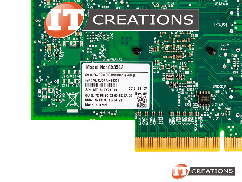 MCX354A-FCCT-HIGH P MELLANOX CONNECTX-3 PRO VPI FDR IB 40GBE 40/56GBE ...