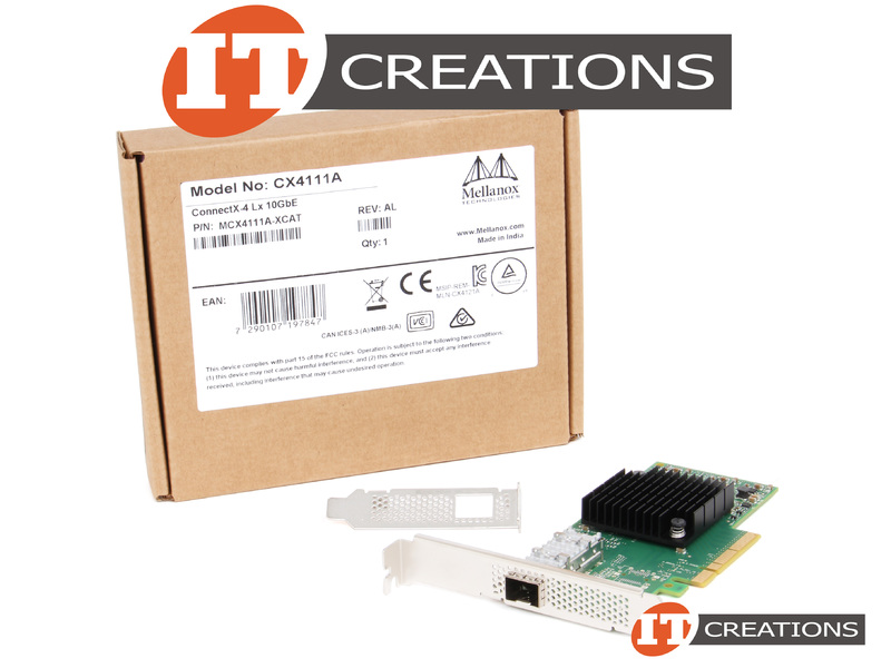 MCX4111A-XCAT-NEW - New - NVIDIA / MELLANOX CONNECTX-4 LX EN CX4111A ...