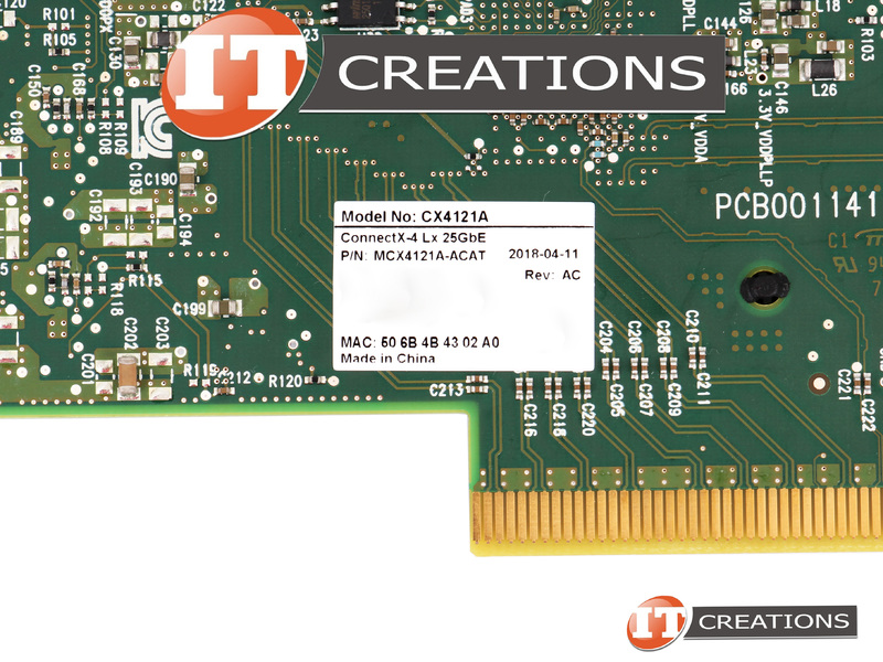 MCX4121A-ACAT-HIGH P MELLANOX CONNECTX-4 LX EN CX4121A NIC 25GBE DUAL ...