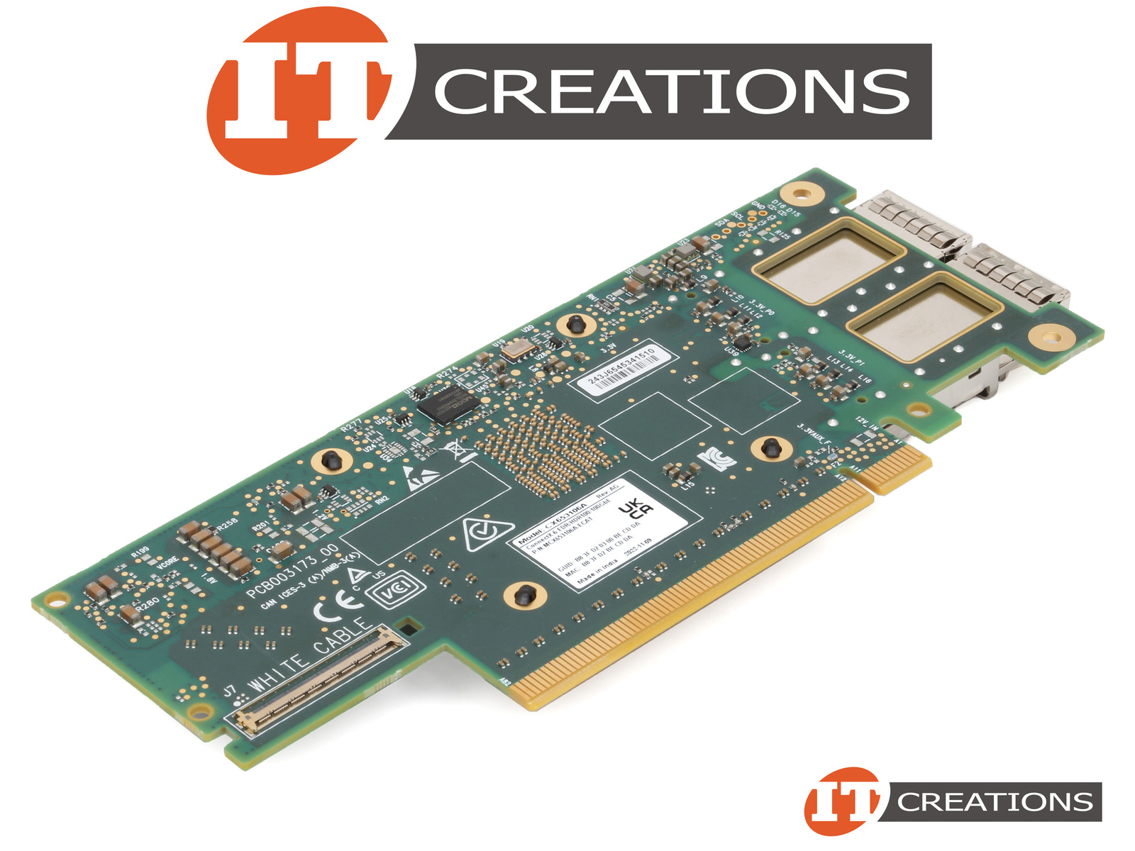 MCX653106A-ECAT-NO BRACKET NVIDIA / MELLANOX CONNECTX-6 VPI ADAPTER IB ...