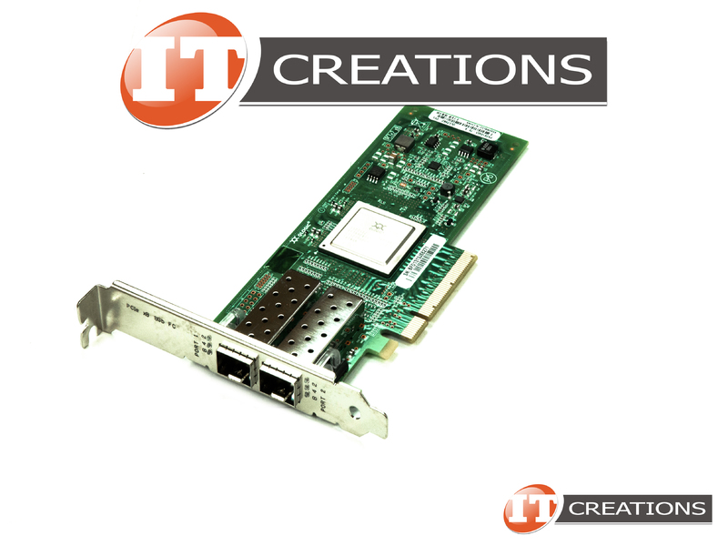 MFP5T-HIGH P DELL / QLOGIC QLE2562 HBA V3 8GFC DUAL PORT SFP PCI-E 2.0 ...