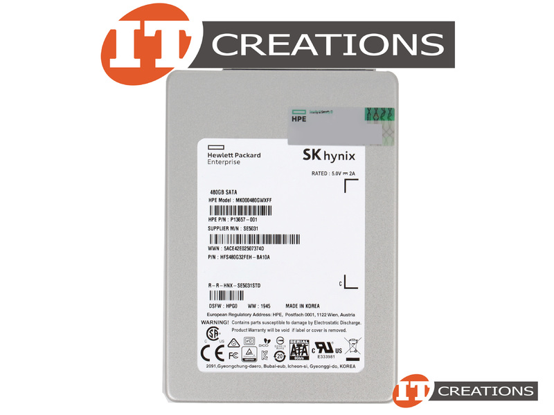 MK000480GWXFF - Used - HP / HPE / SK HYNIX 480GB SATA III 2.5 INCH ...