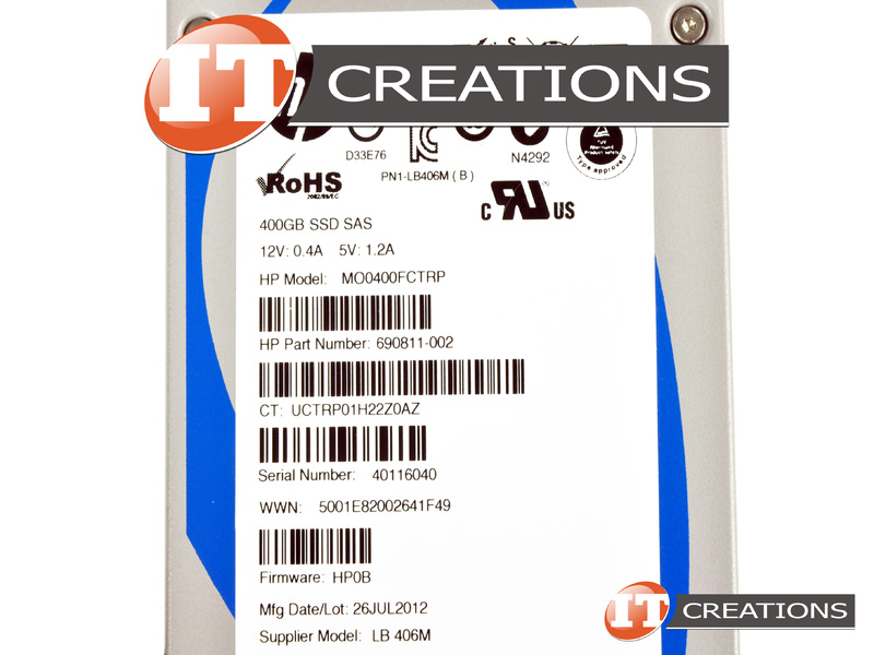 MO0400FCTRP - New Other - HP / SANDISK 400GB MLC SAS 2.5 INCH SMALL ...