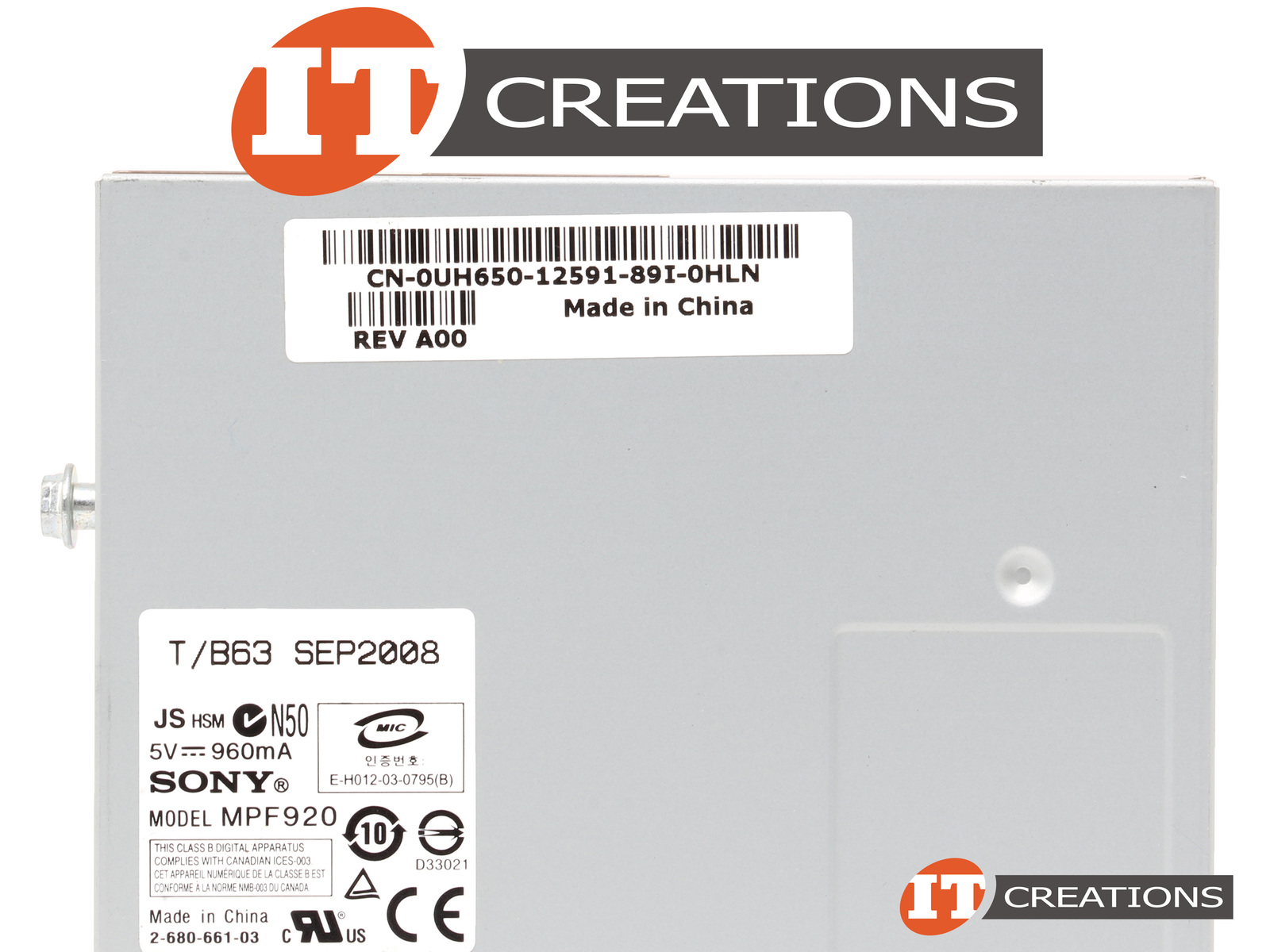 MPF920-DELL DELL FLOPPY DRIVE 3.5 INCH 1.44MB ( SONY )