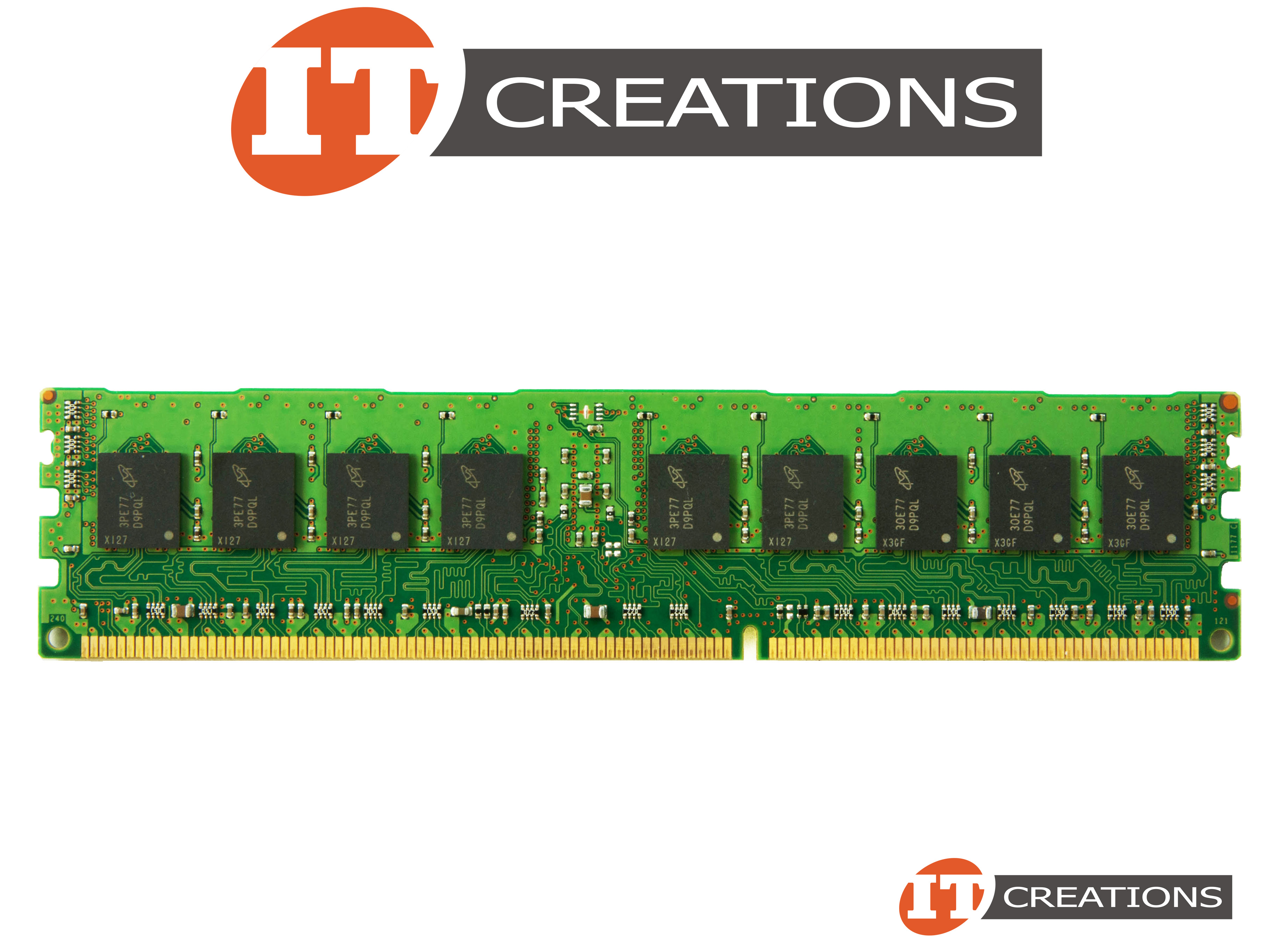 MT18JSF1G72PZ-1G6E1FG MICRON 8GB PC3-12800R DDR3-1600 REGISTERED ECC ...