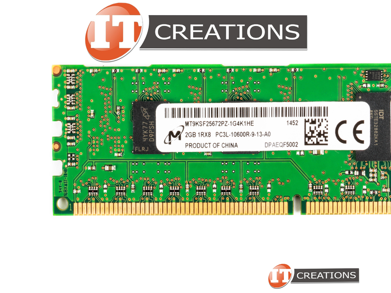 MT9KSF25672PZ-1G4K1HE MICRON 2GB PC3L-10600R DDR3-1333 REGISTERED ECC ...