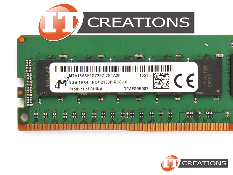 MTA18ASF1G72PZ-2G1A2II MICRON 8GB PC4-17000P-R DDR4-2133P-R REGISTERED ...