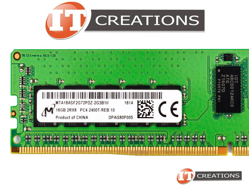 MTA18ASF2G72PDZ-2G3B1II MICRON 16GB PC4-19200T-R DDR4-2400T-R ...