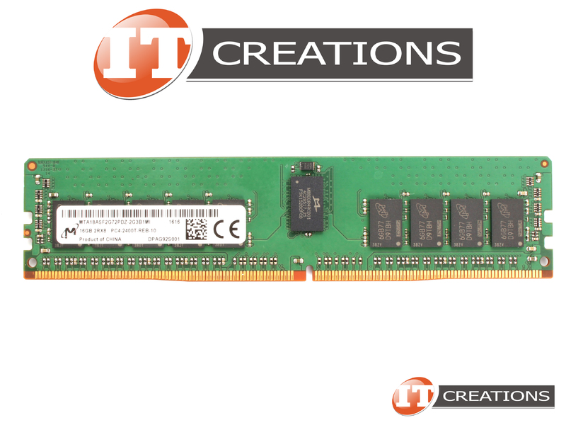 MTA18ASF2G72PDZ-2G3B1MI MICRON 16GB PC4-19200T-R DDR4-2400T-R ...