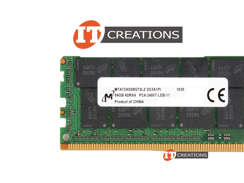 MTA72ASS8G72LZ-2G3A1PI HP / MICRON 64GB PC4-19200 DDR4-2400T-L LOAD ...