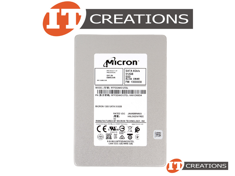 MTFDDAK512TDL-DELL - Refurbished - DELL / MICRON 512GB TLC SATA III 2.5 ...