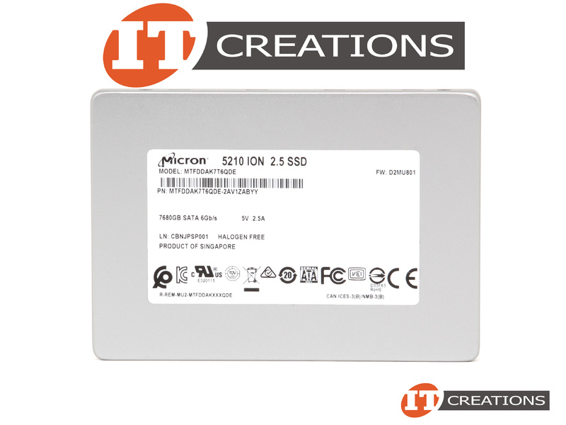 MTFDDAK7T6QDE-2AV1ZABYY - Refurbished - MICRON 7.68TB QLC SATA III 2.5 ...