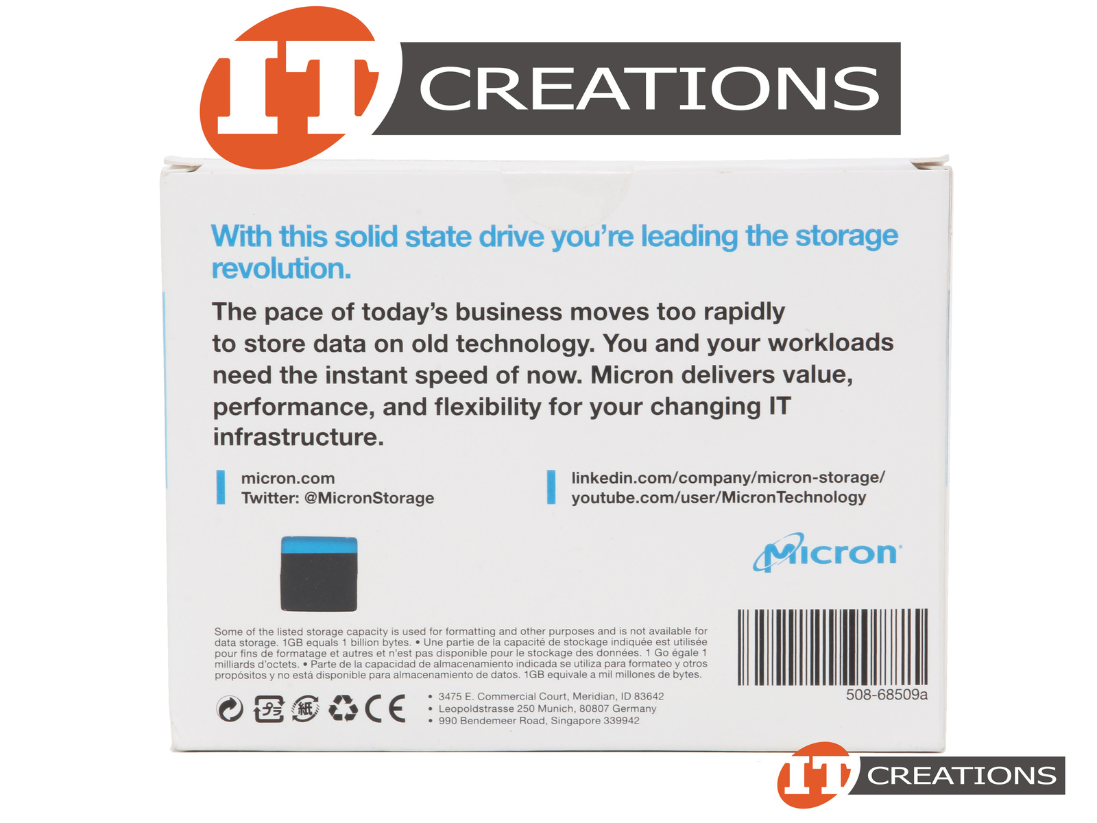 MTFDHAL7T6TDP-1AT1ZABYY-RET - Retail - MICRON 7680GB 64-LAYER TLC PCIE ...