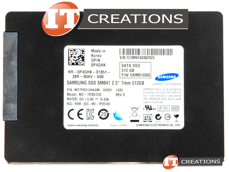 MZ-7PD512D-DELL - New - DELL / SAMSUNG 512GB SATA III 2.5 INCH SMALL ...