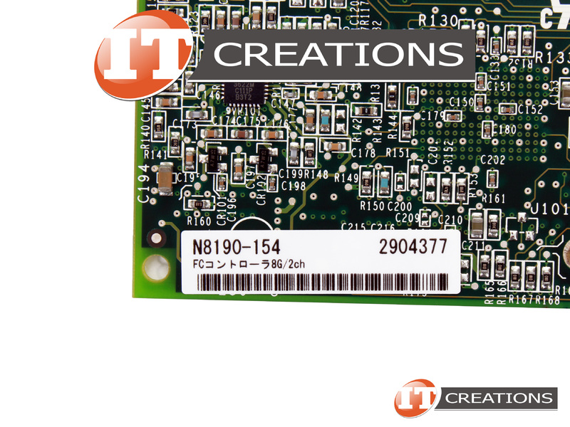 N8190-154-HIGH P NEC / EMULEX LIGHTPULSE LPE1250-F8 HBA 8GFC DUAL PORT ...