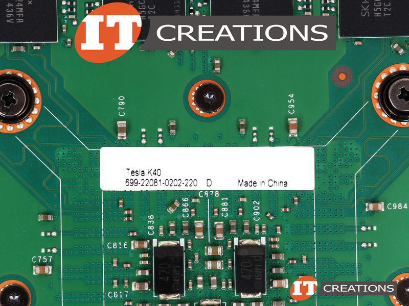 NVIDIA TESLA K40M - Used - NVIDIA TESLA K40 GPU ACCELERATOR 12GB 2880 ...