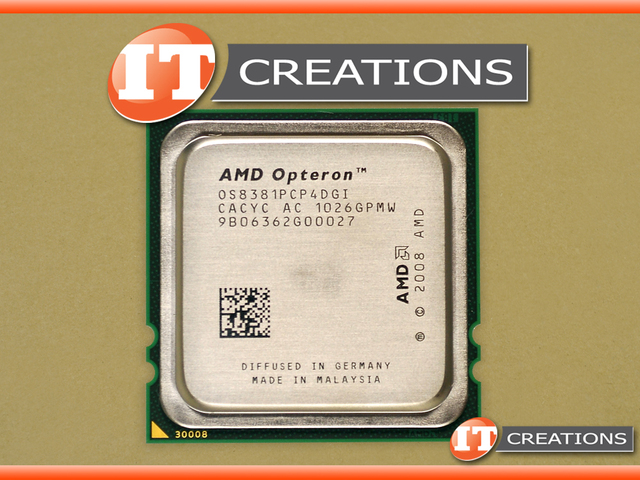 OS8381PCP4DGI - New - AMD OPTERON QUAD CORE PROCESSOR 8381 HE 2.50GHZ ...