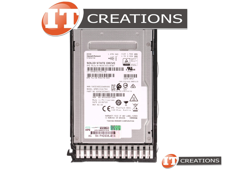 P04533-B21 - Refurbished - HP / HPE 1.6TB TLC SAS III 2.5 INCH SMALL ...