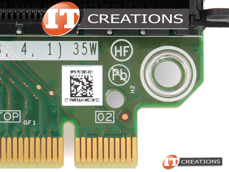 P07885-001 HP 8X16 LP RISER BOARD FOR HPE PROLIANT DL20 G10 ( GEN10 ...