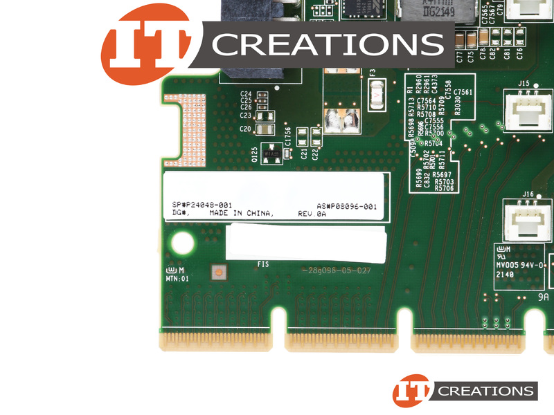 P24048-001 HP 2U 3X16 TRI MODE PCI RISER BOARD FOR HPE PROLIANT DL385 ...