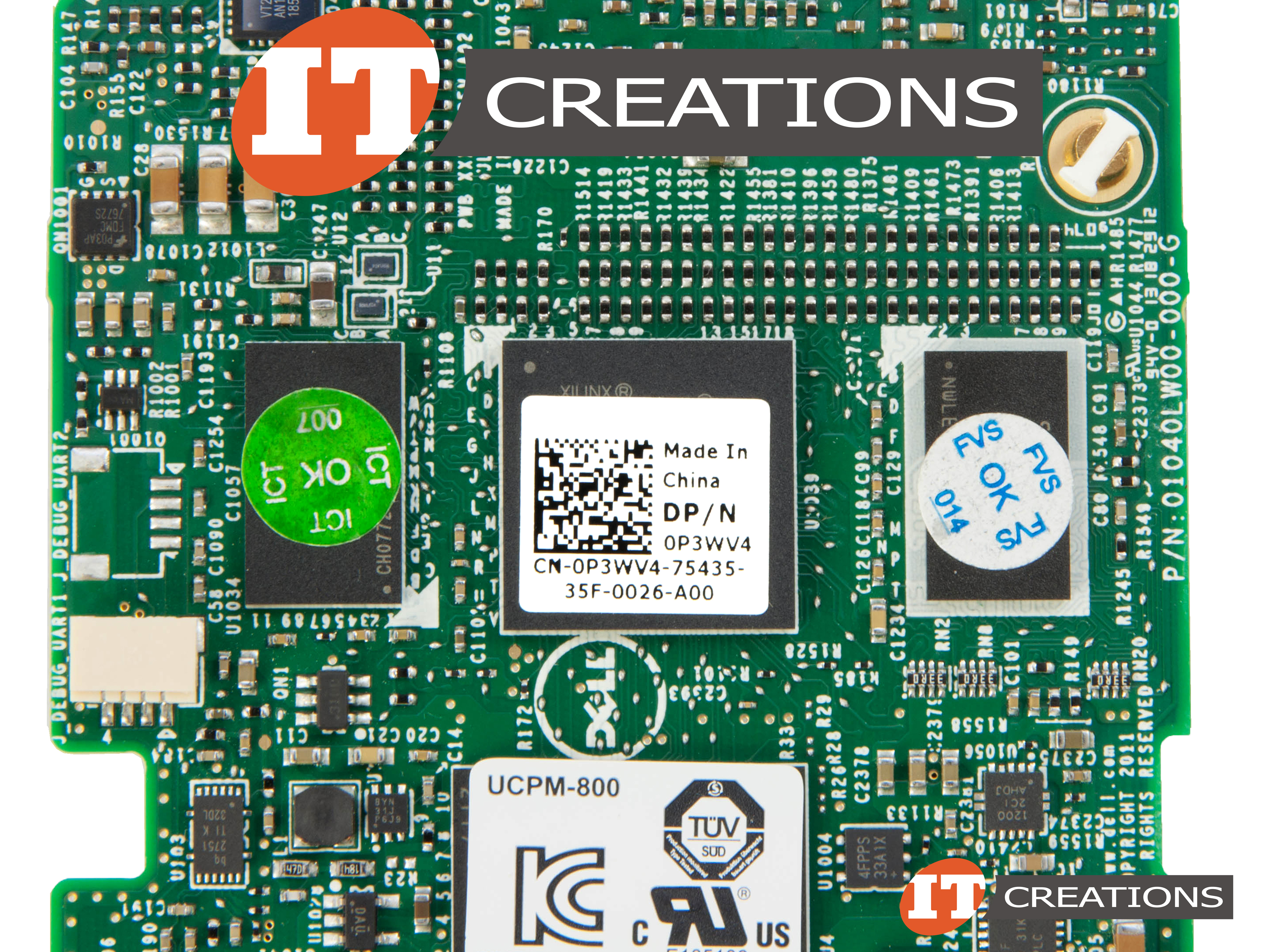 P3WV4 DELL SHARED PERC 8 1GB CACHE DDR3-1333 POWEREDGE RAID CONTROLLER ...