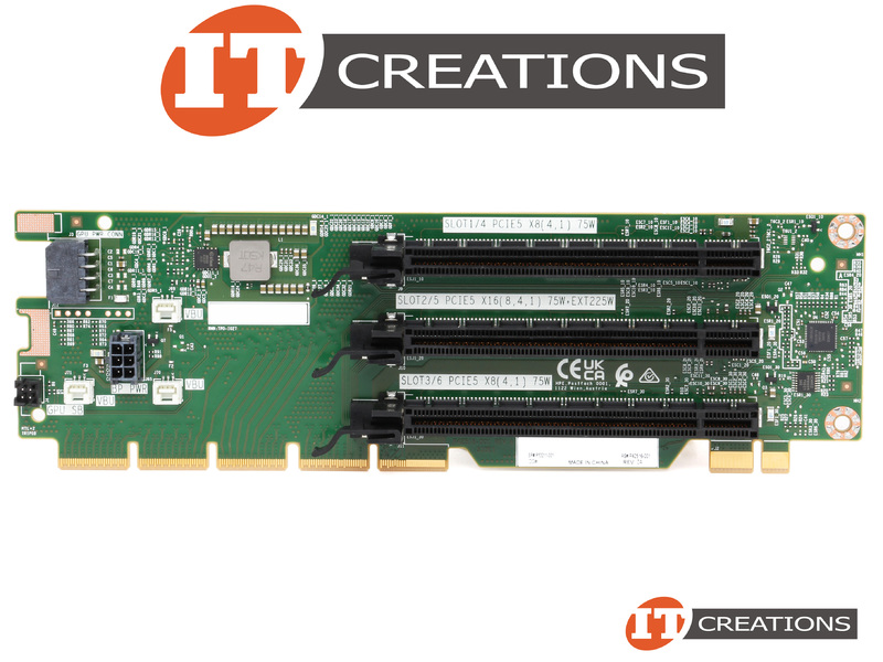 P42516-001 HP 2U 1X16 2X8 PRIMARY RISER BOARD FOR HPE PROLIANT DL380 ...