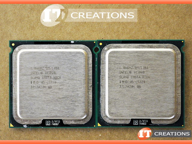 PAIR SLA4Q INTEL CPU MATCHING PAIR ASSEMBLY HAS (2) L5320 QUAD CORE ...