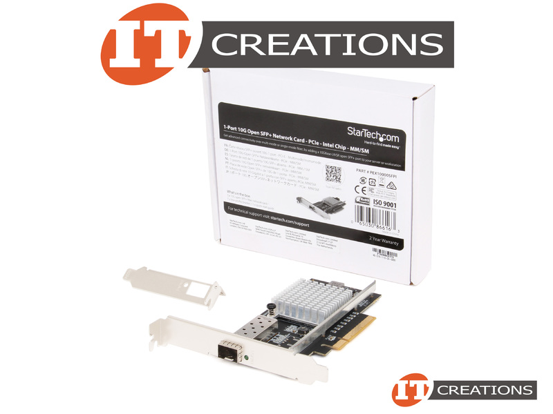 PEX10000SFPI-NEW - New - STARTECH 10GB SINGLE PORT SFP+ NETWORK CARD ...