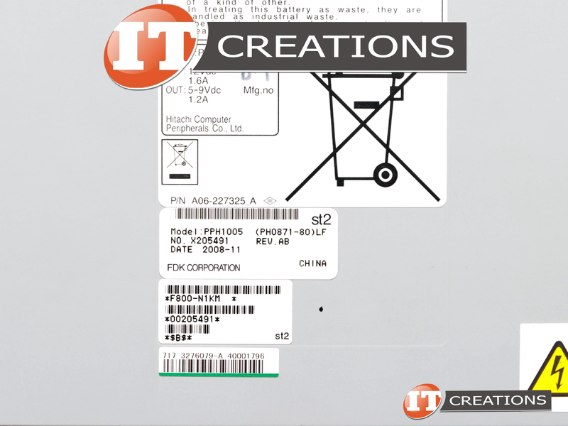 PPH1005 HITACHI CACHE BACKUP BATTERY FOR HITACHI DF800-RK2