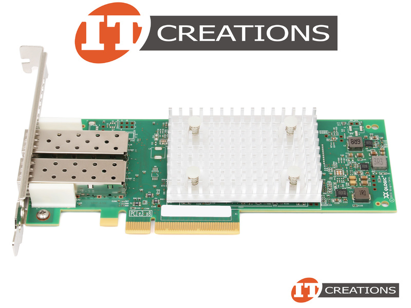 QLE2692-DELL-HIGH P DELL / QLOGIC QLE2692 HBA 16GB DUAL PORT SFP+ PCI-E ...