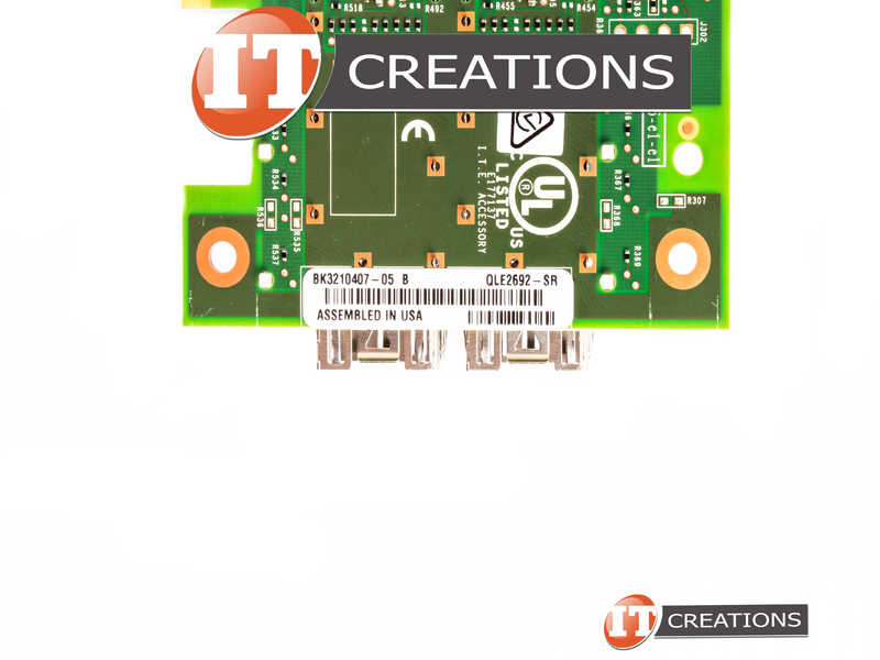 QLE2692-SR-HIGH P MARVELL / QLOGIC QLE2692 FCA 16GB DUAL PORT SFP PCI-E ...