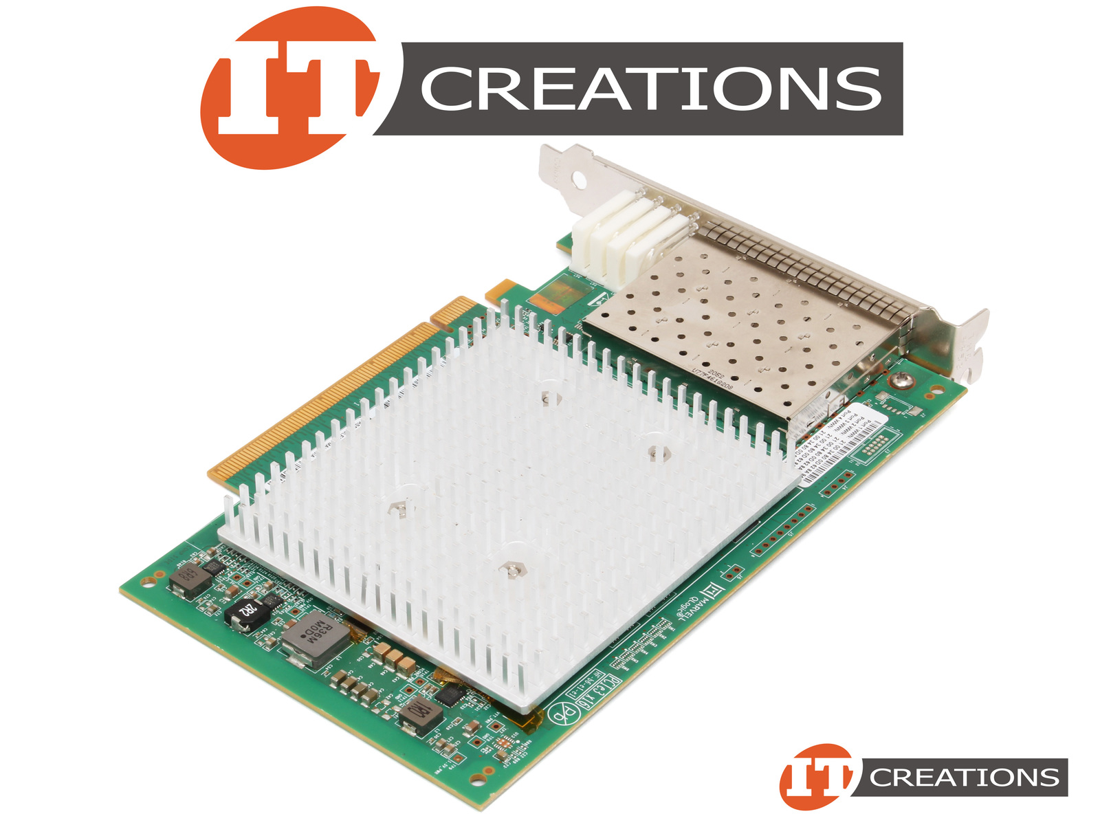 QLE2764-SR-HIGH P MARVELL QLOGIC QLE2764 HBA 32GFC QUAD PORT SFP FC ...