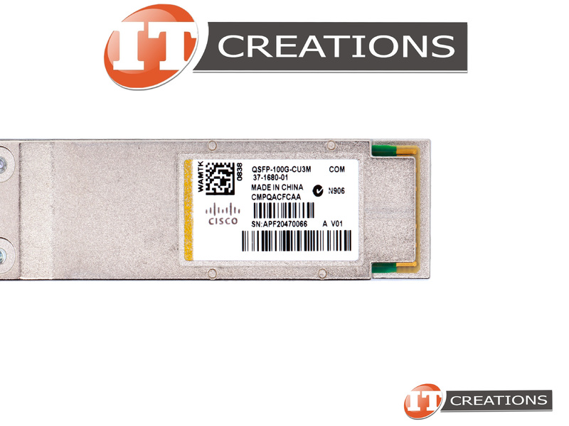 QSFP-100G-CU3M CISCO 100GBASE-CR4 QSFP 3M PASSIVE COPPER CABLE - QUAD ...