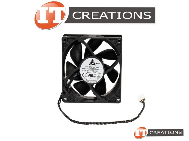 QUR0912VH-Z840 HP FAN 92 X 25MM SLEEVE FAN FOR HP Z800 / Z820 / Z840 ...
