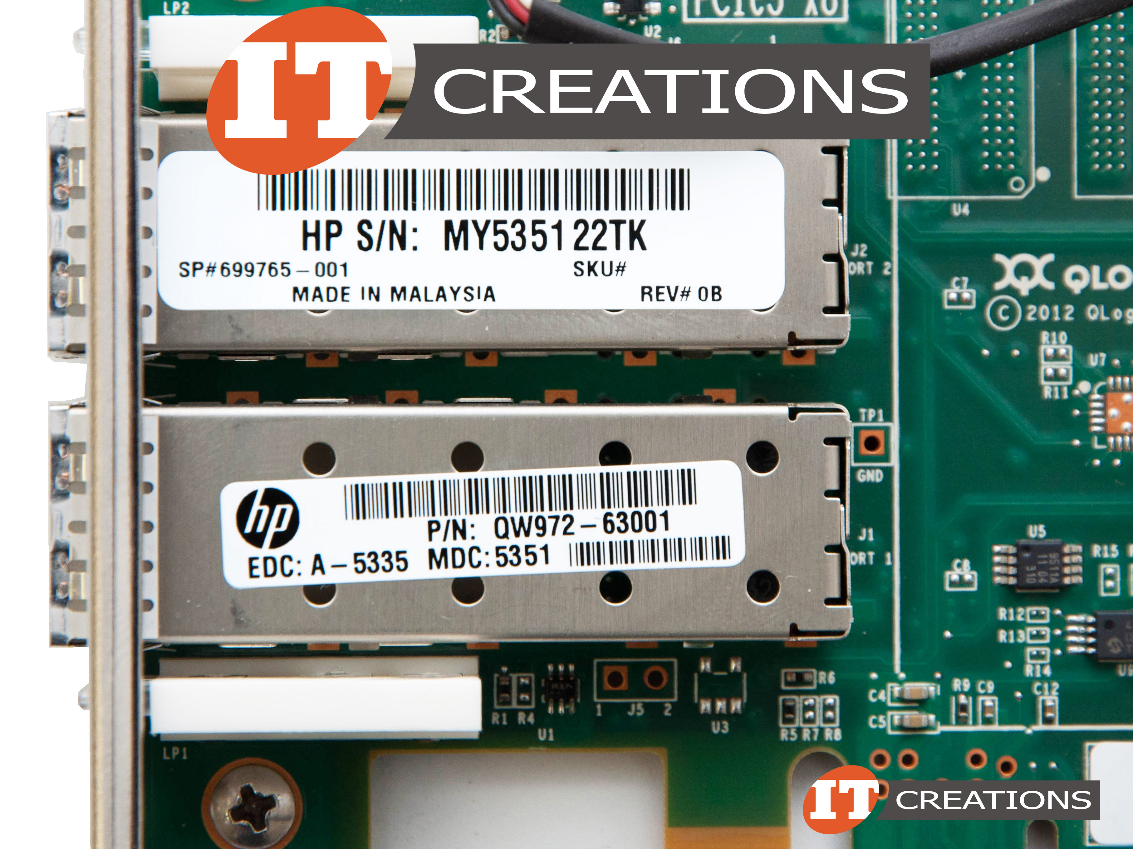 QW972A-HIGH P HP STOREFABRIC SN1000Q / QLOGIC QLE2662 16GB HBA PCI-E 2. ...