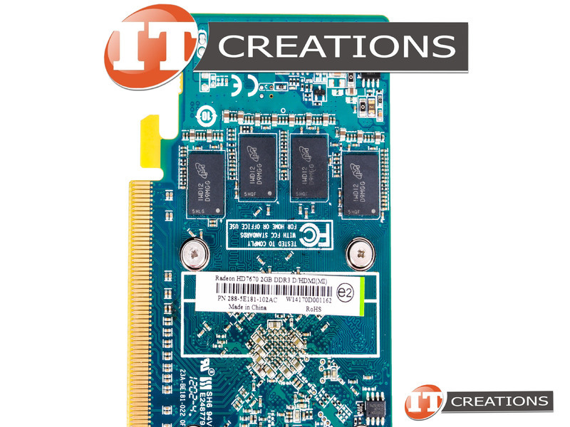 RADEON HD7670-HIGH P - Used - AMD RADEON HD 7670 GPU 2GB PCI-E X16 ( 1 ...