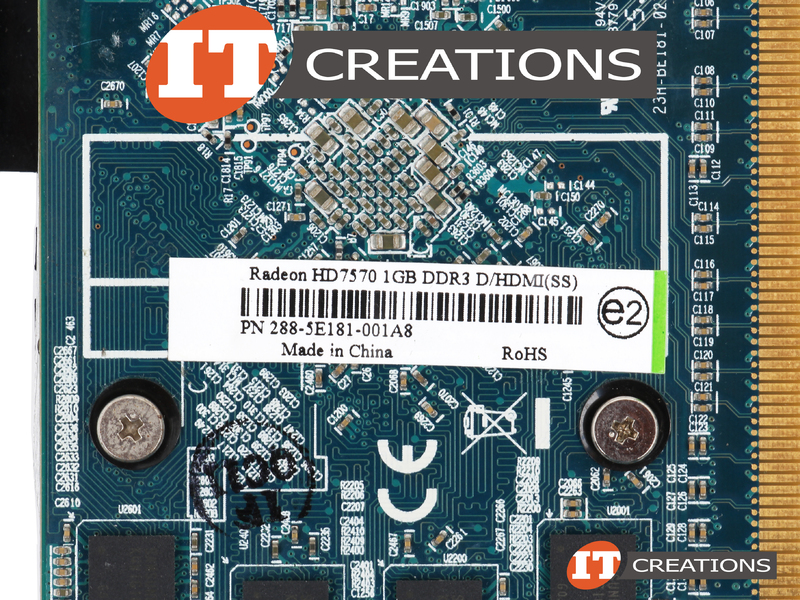 RADEON HD 7570-HIGH P - Used - ATI RADEON HD 7570 GPU 1GB 480 STREAM PROCESSING UNITS MEMORY ...