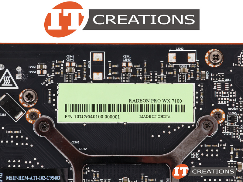 RADEON PRO WX7100 - Used - AMD RADEON PRO WX 7100 POLARIS GPU 8GB 2304 ...